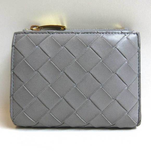 Bottega Veneta | Accessories | Bottega Veneta Mini Wallet Bifold Gray ...